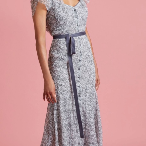 Byron Lars | Dresses | Byron Lars Chantilly Lace Mermaid Dress | Poshmark